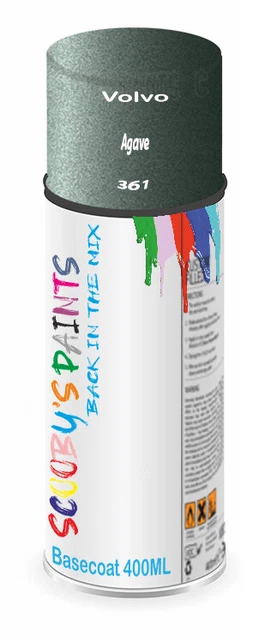 AEROSOL PAINT SPRAY For Volvo Colours Mix to reg Number Plate base coat ...