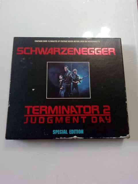 TERMINATOR 2 JUDGEMENT Day Special Edition VHS Box Set Behind The Scene ...