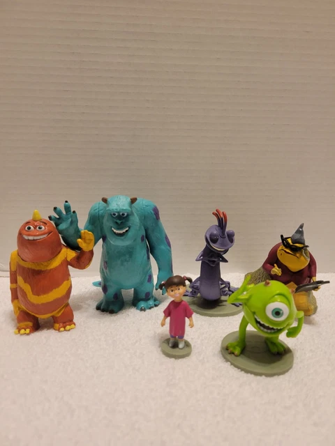 DISNEY PIXAR MONSTERS Inc PVC Figures Cake Toppers Mike Sully Boo ...