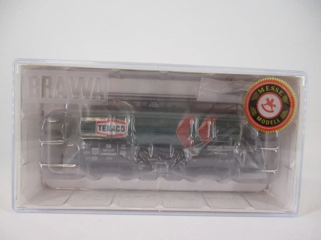 BRAWA SPUR H0 47093 Güterwagen Kesselwagen Krupp Texaco der DB in OVP ...