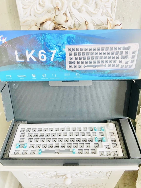 GK GAMAKAY LK67 65% RGB Modular DIY Mechanical Keyboard, 67 Keys Hot ...