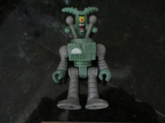 PANTALONI QUADRATI FISHER Price Imaginext Spongebob plancton robot Chum ...