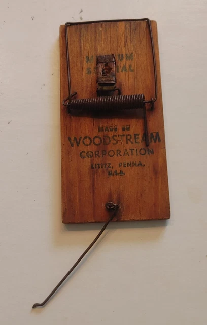 VINTAGE WOODSTREAM MUSEUM Special Field Mouse Traps $9.99 - PicClick