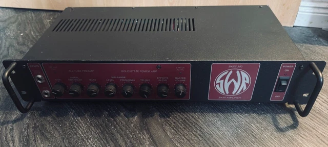 SWR BASIC 350 Bass Guitar 350 Watt Red-Face Amp Head EUR 250,00 ...