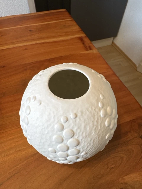 KPM BAVARIA VASE Royal Porzellan | Weiß | Relief | Mid Century ...
