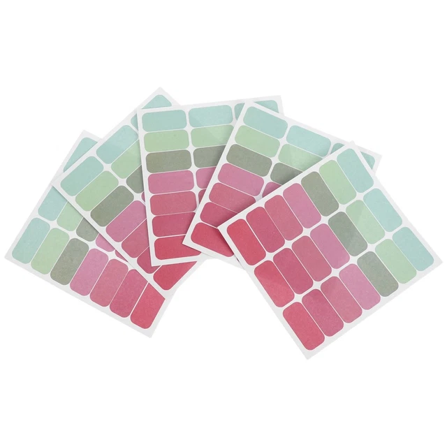 5 SHEET STICK on Clothes Nameplate Border Labels Coloured Sticker $16. ...