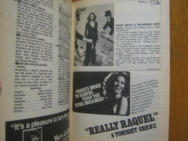 MARCH 1974 TV Guide(RAQUEL WELCH/ALICE COOPER/HELEN HAYES/JIMMY STEWART ...