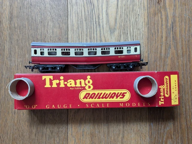 TRIANG ROVEX RICHMOND 1st issue R21 Main Line Coach inc transfer logo ...