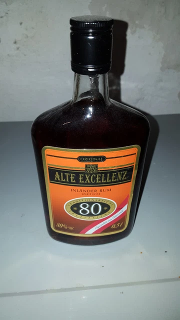 ALTE EXCELLENZ 80% inländer Rum 0,5l EUR 3,80 - PicClick DE