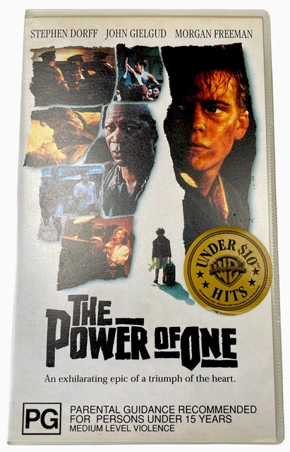 THE POWER OF One VHS Video Cassette Tape PAL Clear Small Box PG 1992 ...
