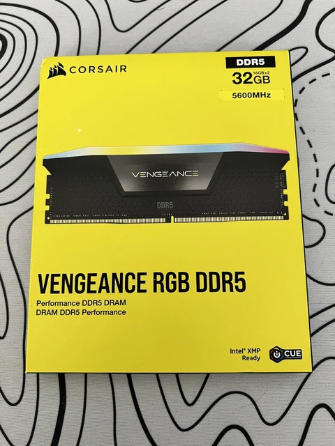 CORSAIR VENGEANCE RGB 32GB DDR5 5600 MHz 2x16GB Ram Kit ...