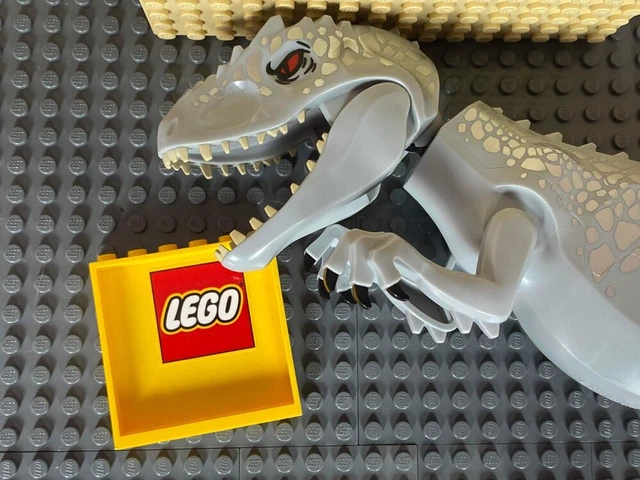 LEGO JURASSIC WORLD Figure Indominus Rex Silver IndoRex02 From 75941 ...
