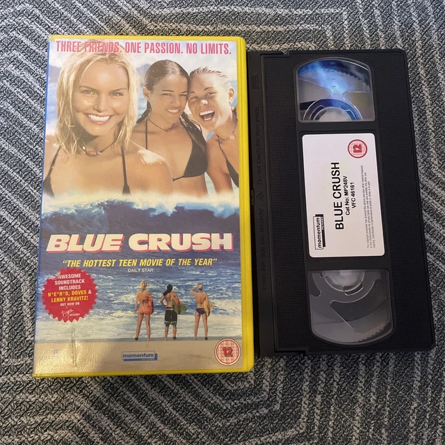 BLUE CRUSH - VHS Video Tape - Tested & Working - See Pictures for ...