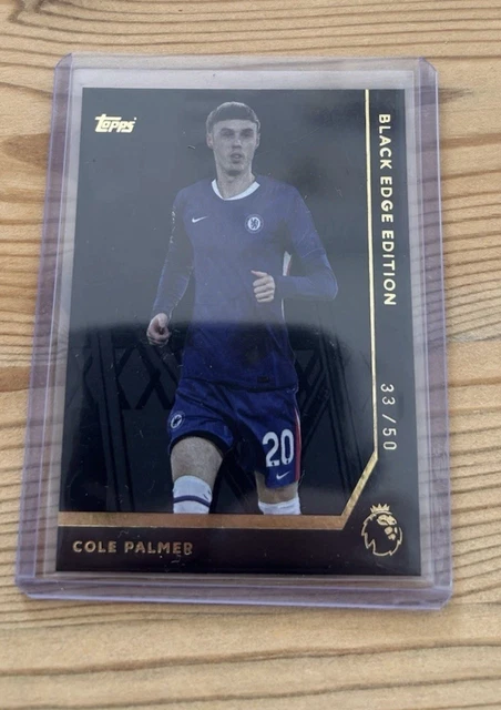 TOPPS PREMIER LEAGUE 2026 Cole Palmer Gold /50 Black Edge Edition ...