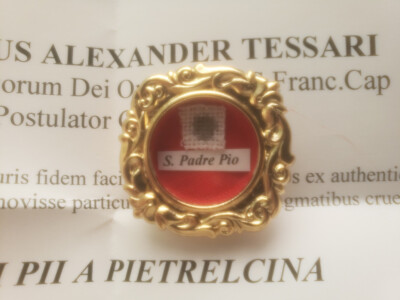 1St Class Relic Of Padre Pio FOR SALE! - PicClick UK
