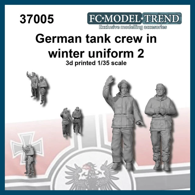 FC MODEL TREND 1/35 WWII German Tank Crew Winter Uniform Set 2 (2 ...