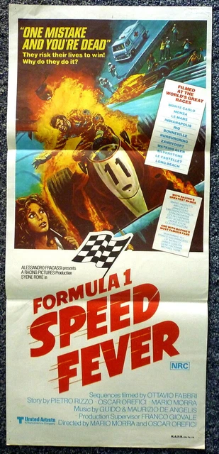 SPEED FEVER ORIGINAL 1978 Australian Daybill Movie Poster Sydney Rome ...
