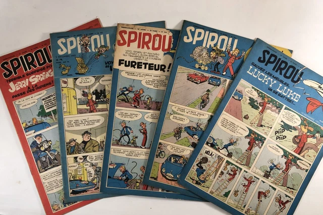 LOT DE 5 SPIROU magazine Année 1955 BD Editions DUPUIS - Voir n° dans l'annonce EUR 8,00 ...