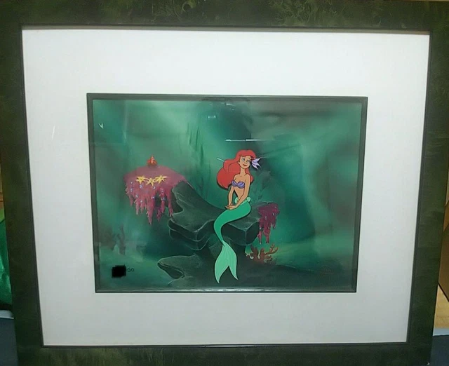 DISNEY ANIMATION CEL The Little Mermaid Zero Graphic Line Limited ...