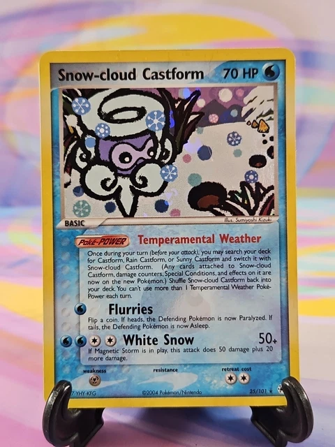 CARTA POKEMON TCG Leggende Nascoste | Snow-cloud Castform Reverse Holo ...