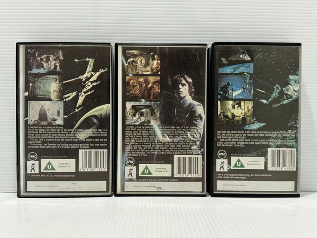 LES CASSETTES VHS de Star Wars sortent au Royaume-Uni The Hobo ...