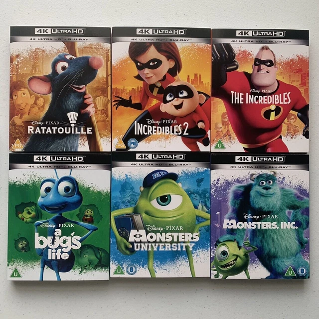 DISNEY & PIXAR Classic Collection 4K Ultra HD Blu Ray Bundle - ALL NEW ...