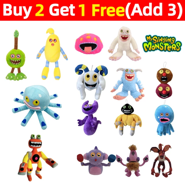 UK CARTOON PLUSH My Singing Monsters Furcorn Doll Monster Stuffed Doll ...