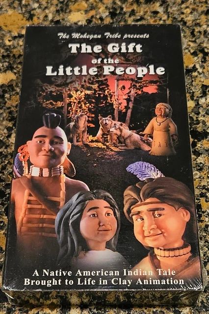 MOHEGAN TRIBE NATIVE American The Gift Of Little People VHS Claymation ...