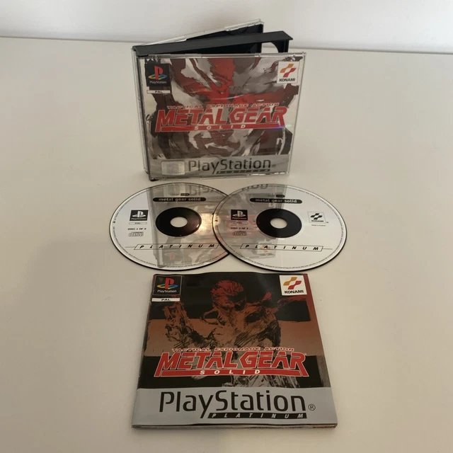 METAL GEAR SOLID - Platinum (Sony PlayStation 1, 2000) - w/manual £19. ...