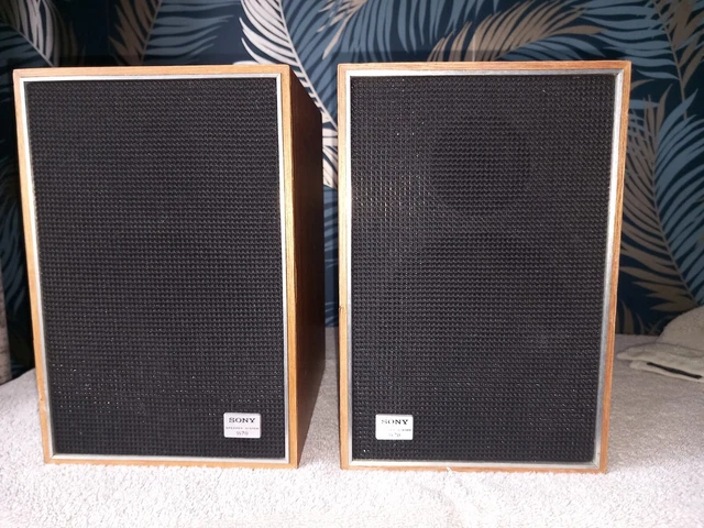 VINTAGE SONY SS 70 Late 70s Early 1980s Speakers 8 Ohms Hi Fi £19.99 ...