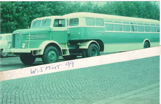 WISMUT-FOTO OLDTIMER DDR VEB SAG SDAG Werksverkehr IFA Bus ...