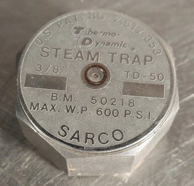 SPIRAX SARCO ASSEMBLAGE CAP 3/8" TD-50 pour piège à vapeur ...