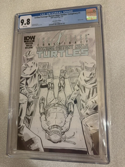 TMNT THE X-FILES Conspiracy #1 Teenage Mutant Ninja Turtles CGC 9.8 Sub ...