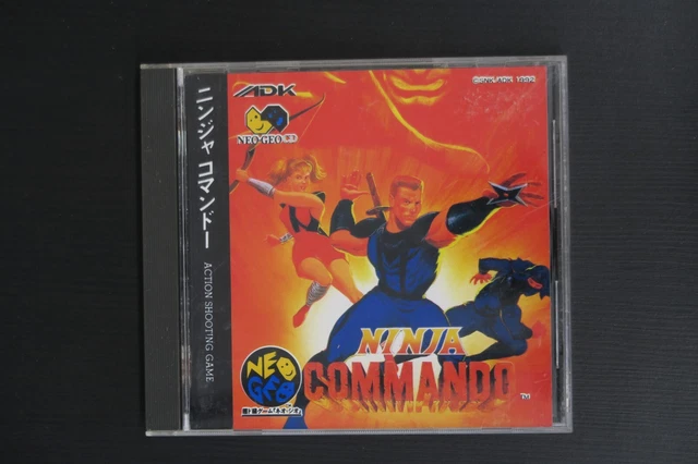 NINJA COMMANDO NEO Geo CD SNK NTSC-J Japan Avec Pin Card EUR 129,99 ...