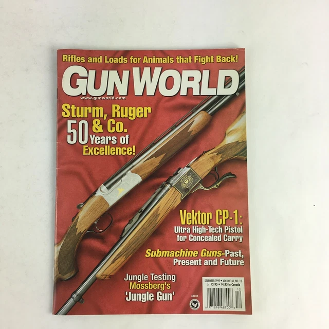 DÉCEMBRE 1999 GUN World Magazine Sturm Ruger 50 & Co. vecteur CP-1 ...