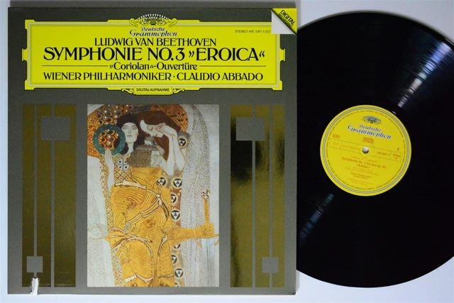 DGG 419 597-1 DIGITAL ABBADO Beethoven Symphony No. 3 Eroica LP NEUF ...