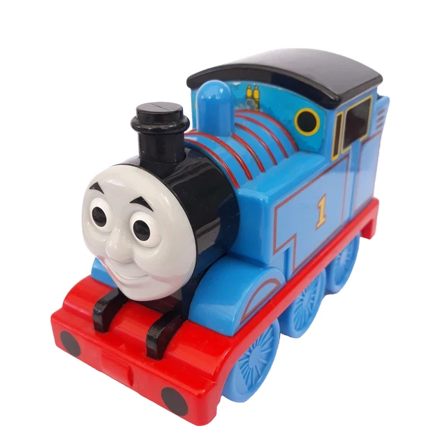 THOMAS THE TANK Engine Talking Train Interactive Play Along Toy Mattel ...