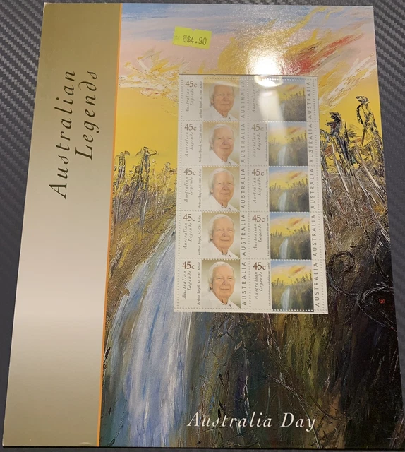 AUSTRALIA STAMP PACK Australian legends Arthur Boyd 1999 $9.00 ...