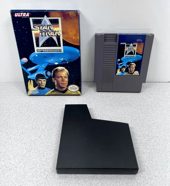 VINTAGE NES STAR Trek 25th Anniversary Ultra Games With Box Nintendo ...