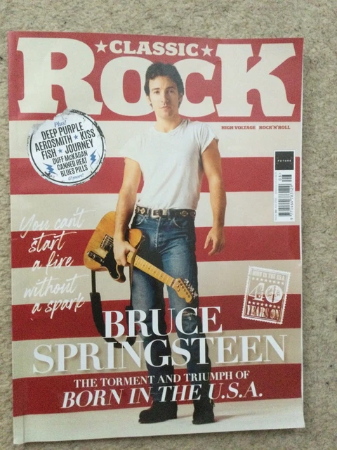 CLASSIC ROCK MAGAZINE. Issue 330. Bruce Springsteen Cover. August 2024 ...