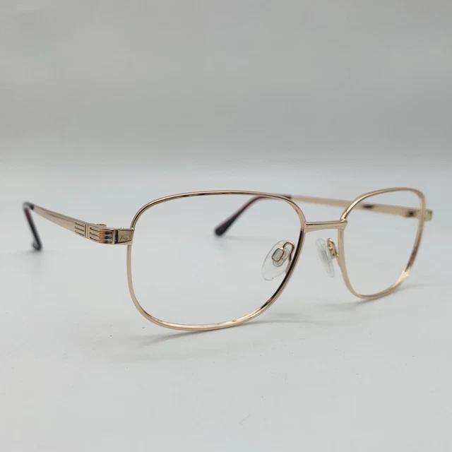 SPECSAVERS EYEGLASSES GOLD SQUARE glasses frame MOD: 30790476 £10.00 ...