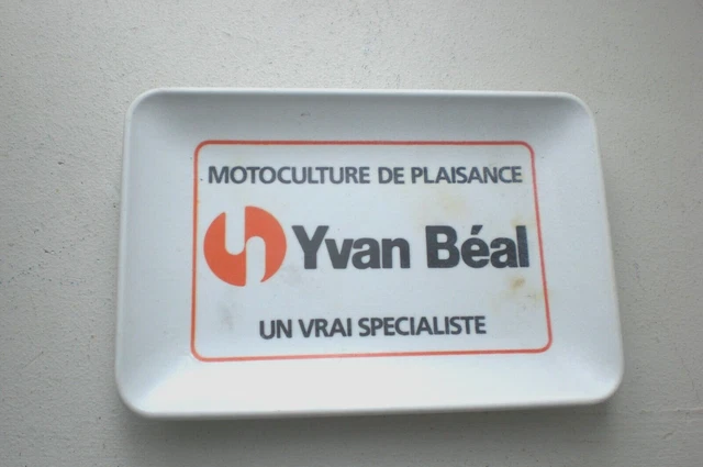 ANCIEN VIDE-POCHES / cendrier publicitaire YAVAN BEAL Motoculture de ...
