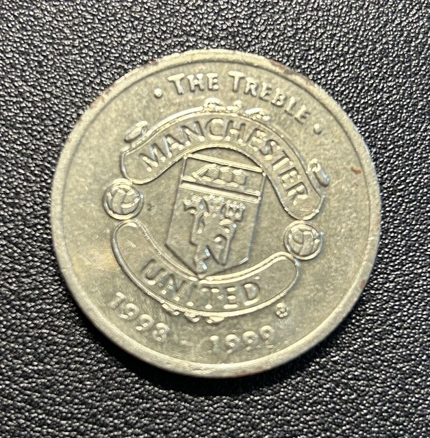 RARE DAVID BECKHAM Manchester United - Treble Coin - 1993-1999 ...