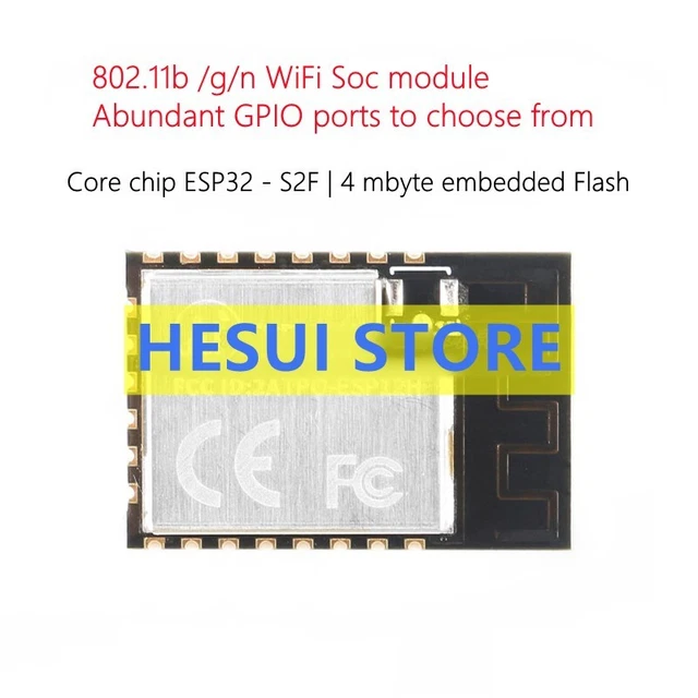 WIFI MODULE ESP8266 upgraded ESP32-S2F chip has built in 4MB Flash ESP ...