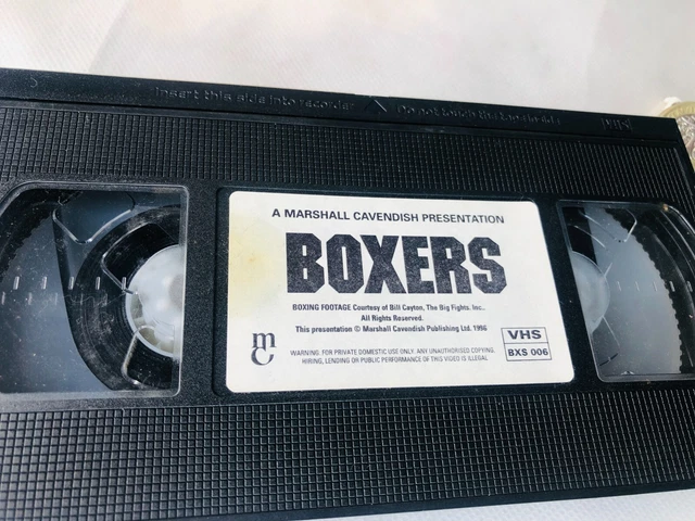 VHS VIDEO TAPE Boxers Randolph Tulpin Vs Sugar Ray Robinson Vintage ...