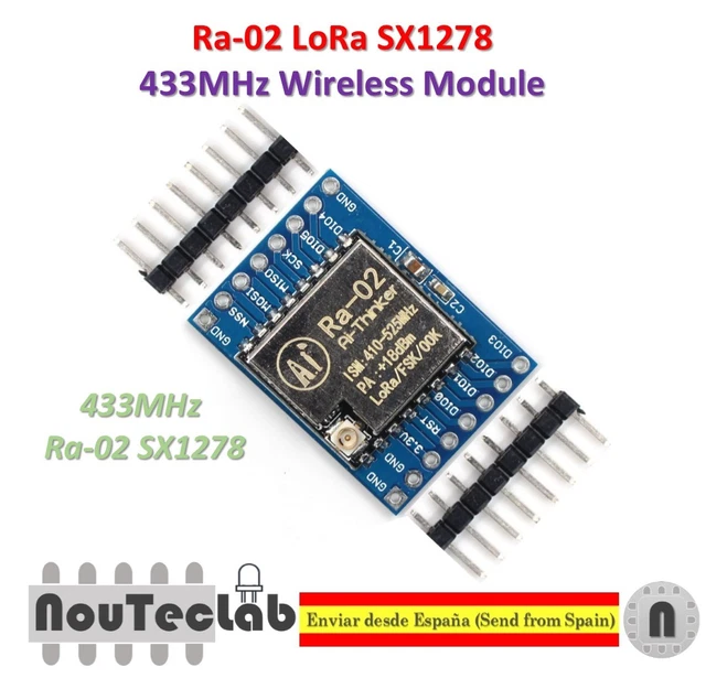 SX1278 LORA 433MHZ Ra-02 Wireless Spread Spectrum Transmission Socket ...