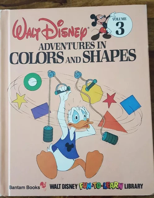 WALT DISNEY BANTAM books - Adventures in colors and shapes (Volume 3 ...