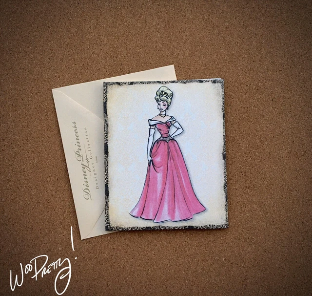 CARTE NOTE PRINCESSE poupée Disney 2011 AURORA - Steve Thompson Art EUR ...