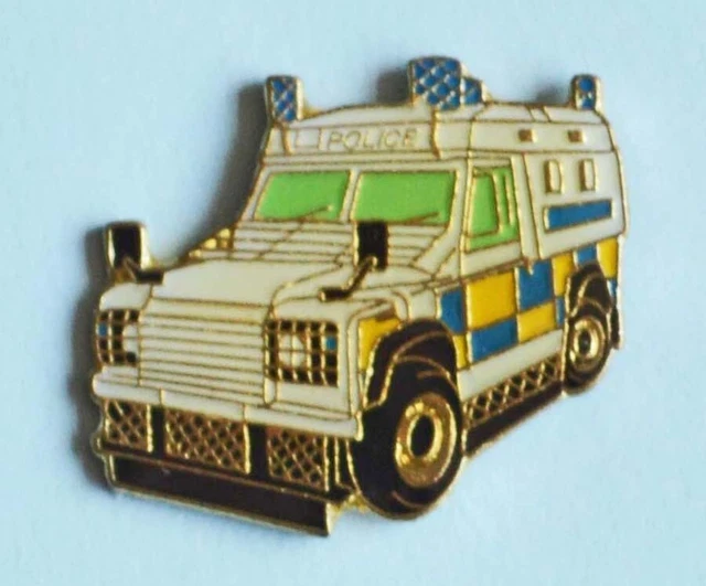 RUC ROYAL ULSTER Constabulary ARMOURED TANGI POLICE LAND ROVER Pin ...