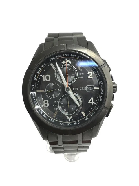 CITIZEN ECO-DRIVE H800-T023975 Radio controlled Titanium Black Quartz ...